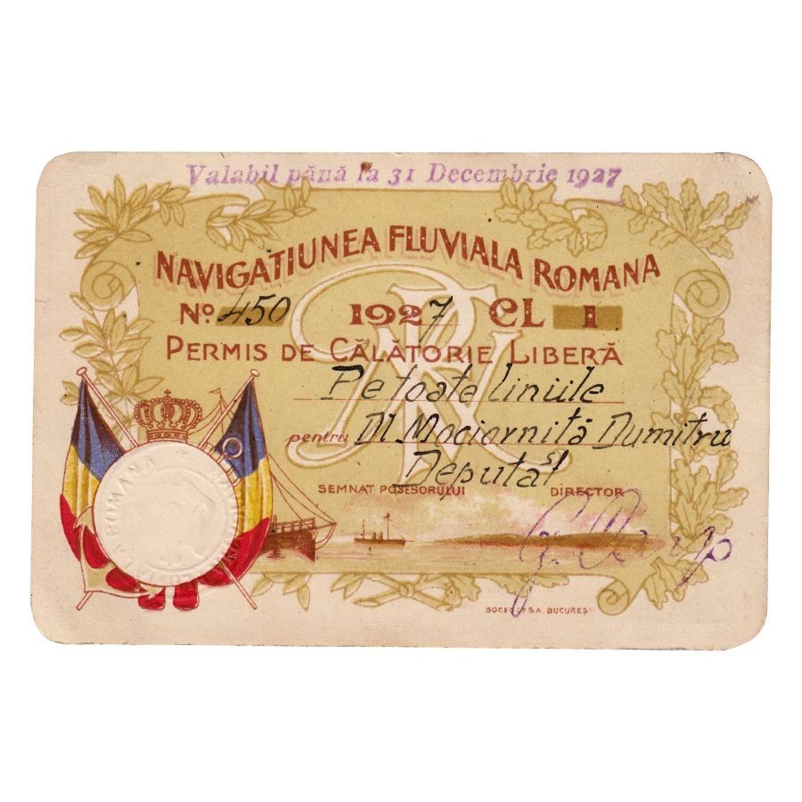 Dumitru Mociornita permis de calatorie libera | arhiva Okazii.ro