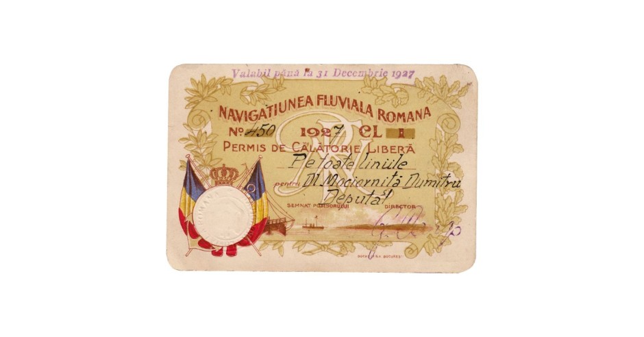 Dumitru Mociornita permis de calatorie libera | arhiva Okazii.ro