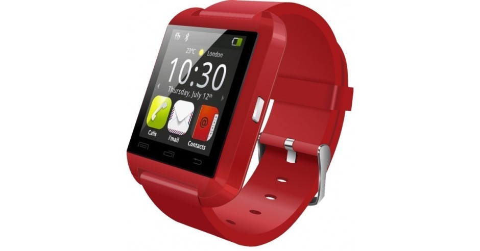 Smartwatch iUni U8+, BT, LCD 1.44 inch, Notificari, Rosu | arhiva Okazii.ro