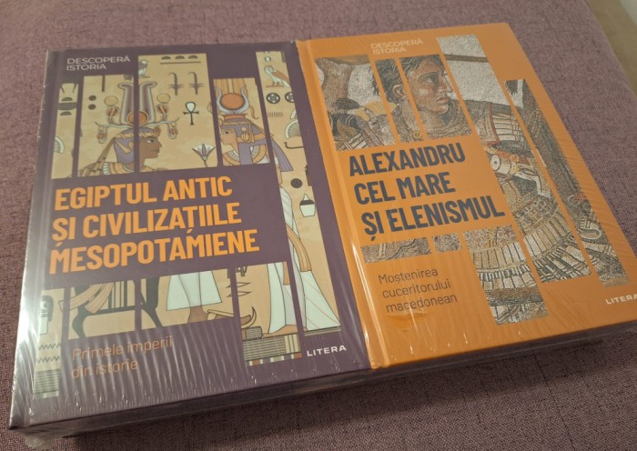 10 + Descopera istoria - Pachet 8 volume - nou, Litera | Okazii.ro