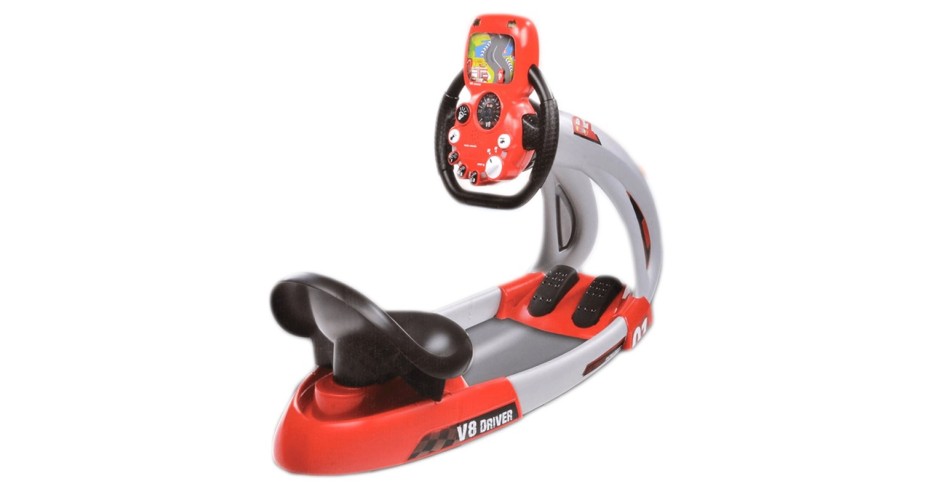 Simulator auto pentru copii V8 Smoby, 2 viteze | arhiva Okazii.ro