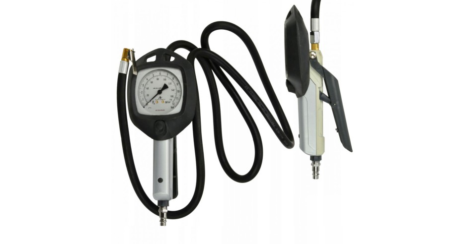 Pistol pneumatic profesional umflat roti cu manometru 12bar 180cm ...