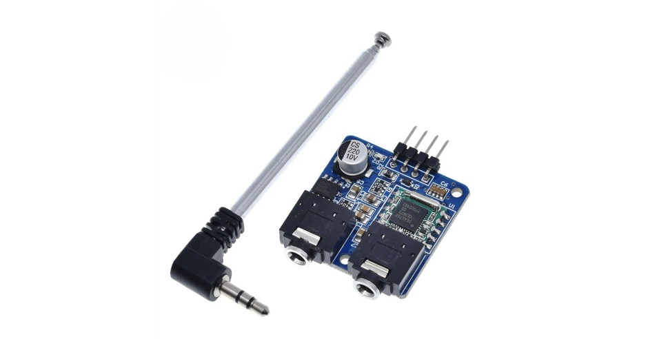TEA5767 FM stereo radio module for Arduino 76-108MHZ with Antenna (t ...