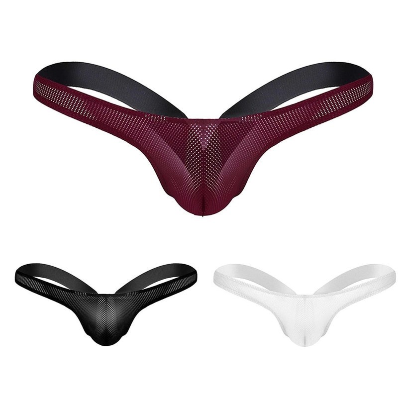 Sexy Chiloti Underwear Barbati Push Up Boxeri Tanga Jockstrap Talie ...