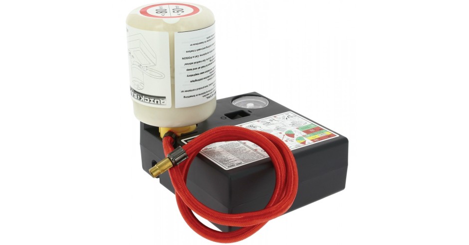 Compresor aer 12V pentru anvelope fara camera lichid reparatie pana ...