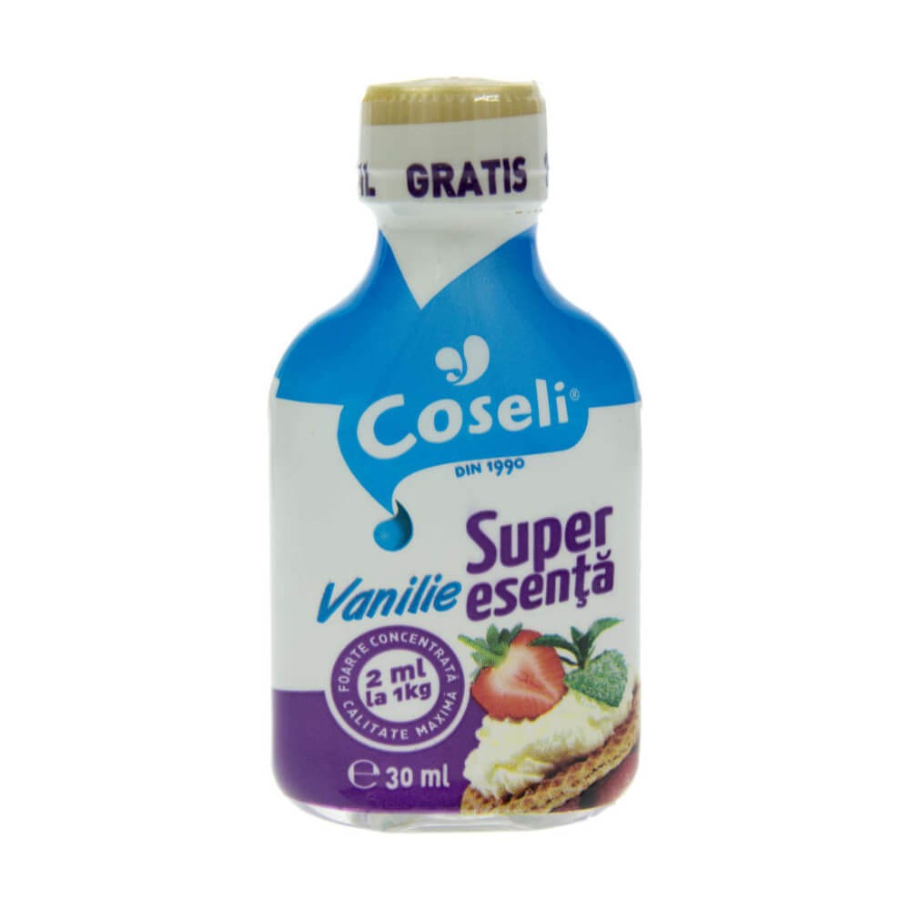 Superesenta de Vanilie Coseli, 20 + 10ml, Esente pentru Prajituri ...