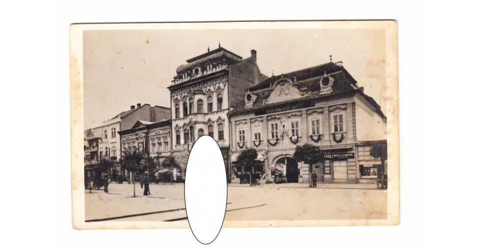CP Targu Mures - Piata centrala, ocupatia maghiara, circulata, 1942 ...