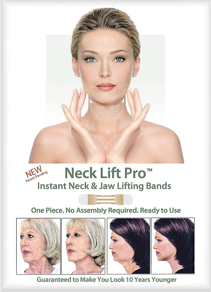 Set 12 plasturi pentru lifting instant gat si barbie, confortabile fara ...