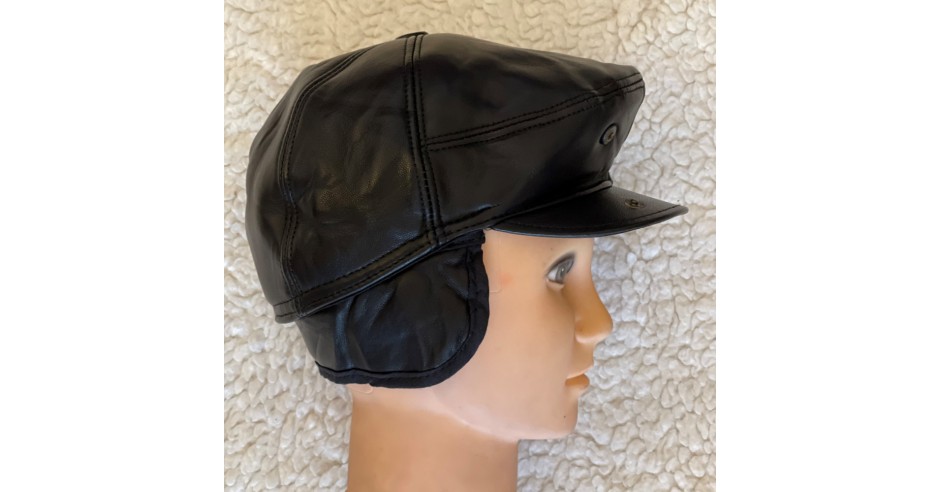 BASCA NEAGRA UNISEX PIELE BLANA PROTECTIE CEAFA URECHI SAPCA BARBATI ...