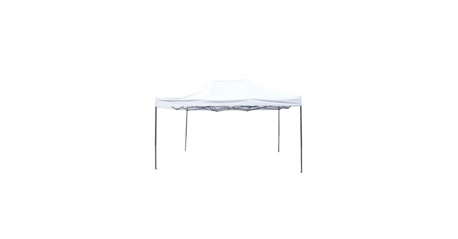 Cort tip pavilion alb 3mx4.5m, inaltime reglabila, pliabil Breckner ...
