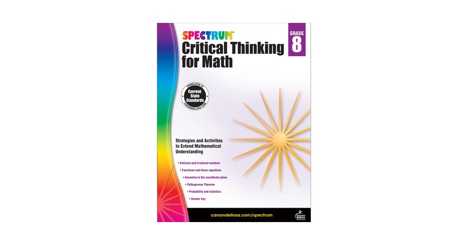 Spectrum Critical Thinking for Math, Grade 8 | Okazii.ro