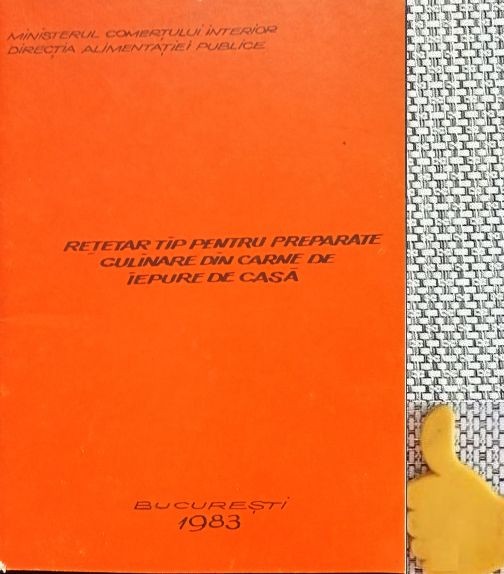 Rețetar Culinare Iepure Casă, 1983, 62 Pagini - Carte de Bucate Veche ...