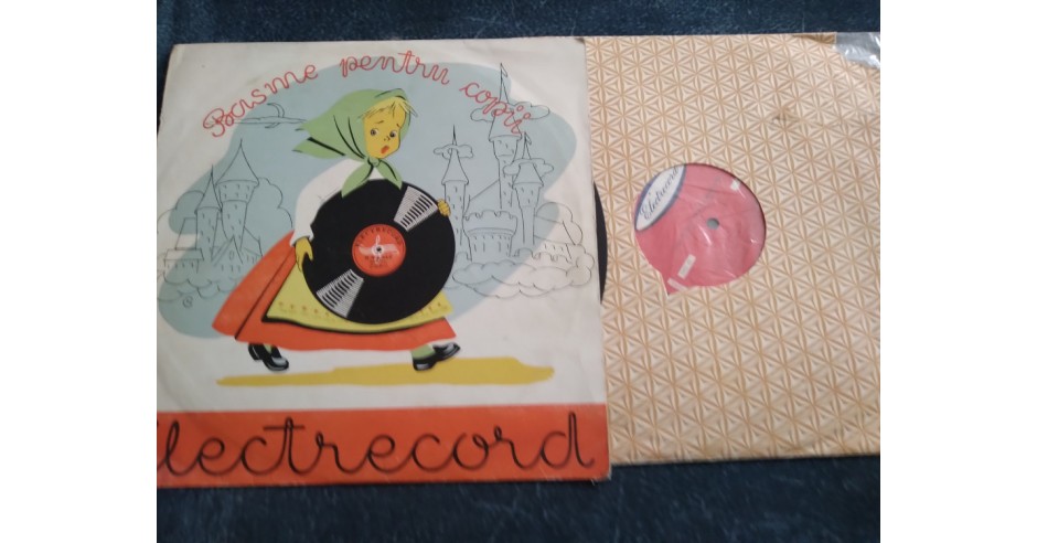 LOT 2 DISCURI GRAMOFON ELECTRECORD CONU LEONIDA FATA CU REACTIUNEA FRAM ...