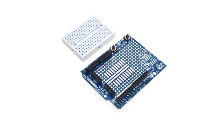 Shield multiplicare pentru arduino cu breadboard SYB-170 | Okazii.ro