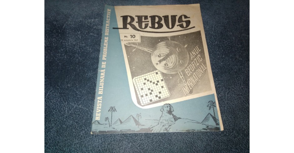 REVISTA REBUS 20 NOIEMBRIE 1957 | Okazii.ro