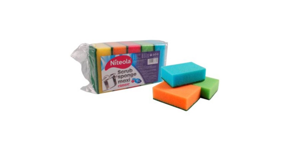 Bureti pentru Bucatarie Niteola Scrub Sponge Maxi, 5Buc/Set ...