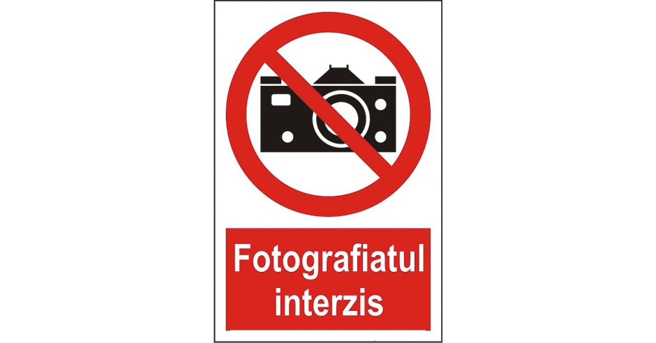 Indicator cu Semnul Fotografiatul interzis Best View | arhiva Okazii.ro