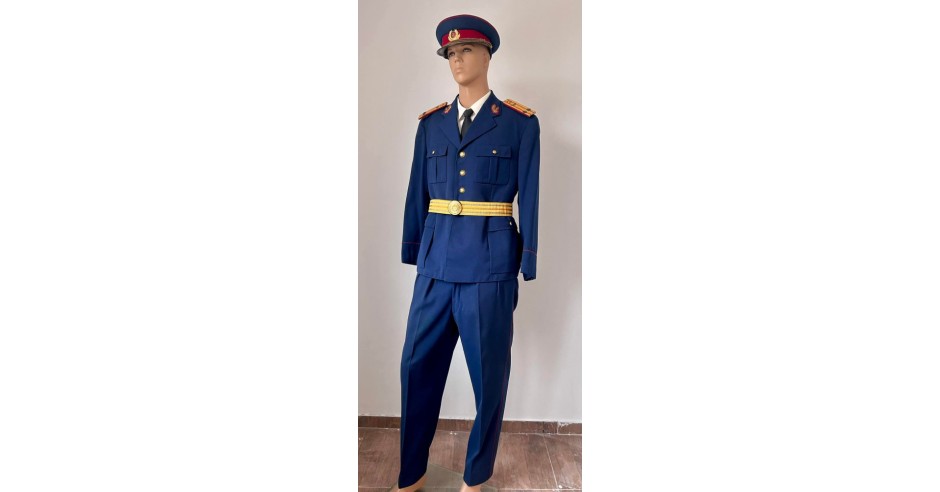 Uniforma militara RPR Locotenent-Colonel Trupe CFR Ținută de Ceremonie ...