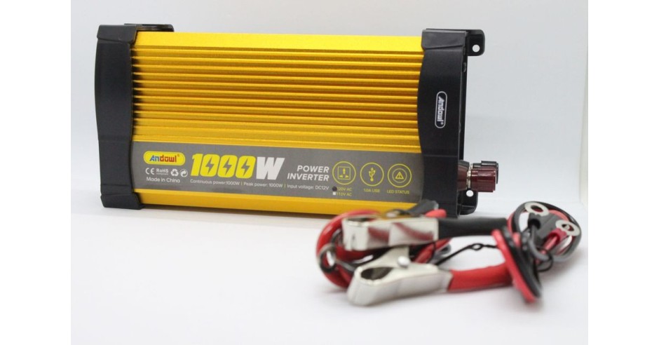Invertor 12V 1000W cu USB priza 220V indicator LED | arhiva Okazii.ro