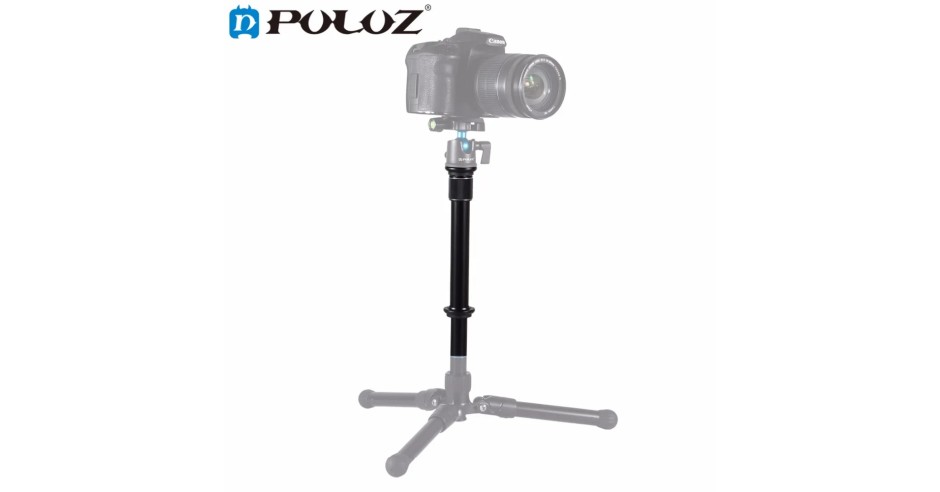 Trepied Prto pentru aparat foto, portabil, reglabil, metal, 3/8 ", tijă ...