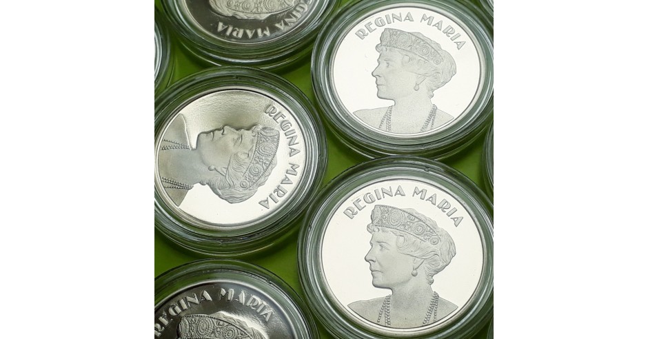 50 Bani 2019 PROOF moneda Regina Maria, Lot 10 buc Romania | Okazii.ro