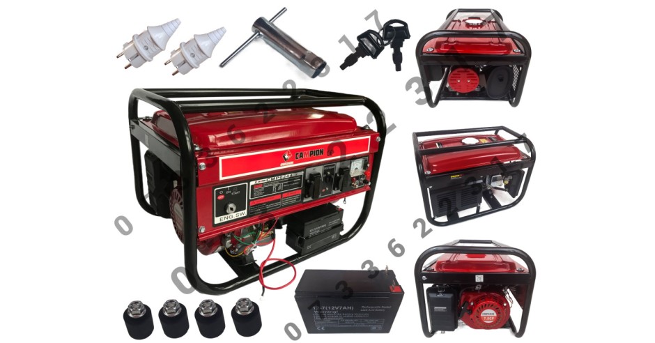 Generator curent 3.8kW pornire la CHEIE motor benzina 7.5CP (CMP0244 ...