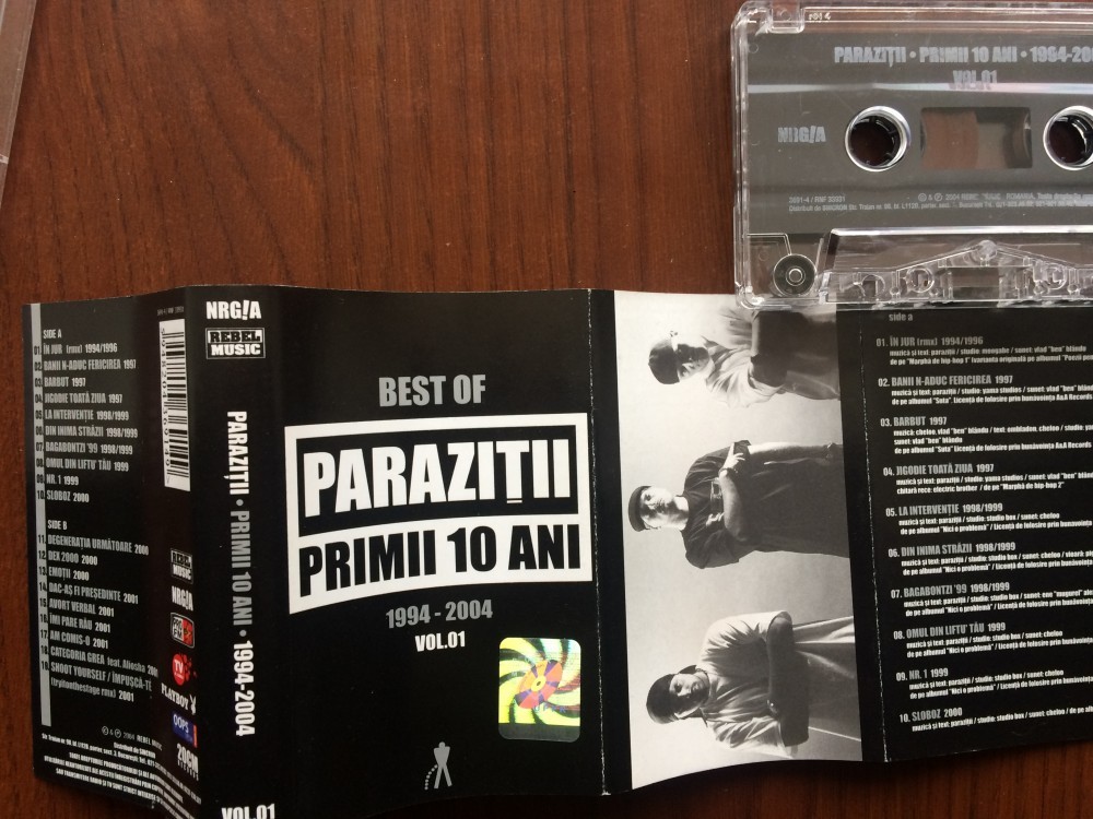 parazitii primii 10 ani vol. 1 1994-2004 caseta audio muzica hip hop ...