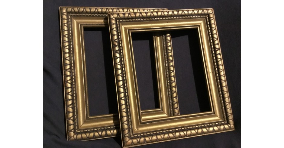 Arta / design / vintage - lot rame model deosebit din lemn pentru ...