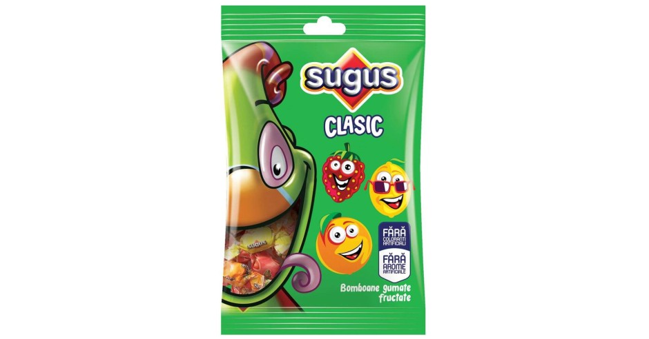 Bomboane Gumate Sugus Clasic, 80 g, cu Aroma de Fructe, Bomboane Gumate ...