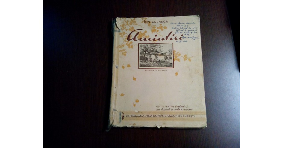 AMINTIRI DIN COPILARIE - Ion Creanga - MARIA MANOLESCU BRUTEANU ...