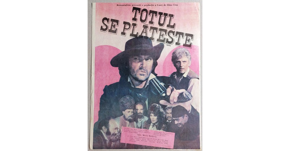 Totul se plateste - Afis film romanesc 1986, seria Margelatu, cinema ...