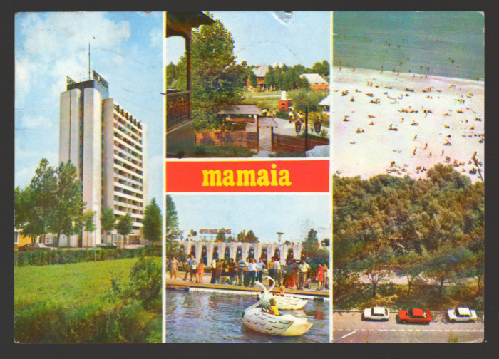 CPIB 21541 - CARTE POSTALA - MAMAIA. IMAGINI DIN STATIUNE, Circulata ...