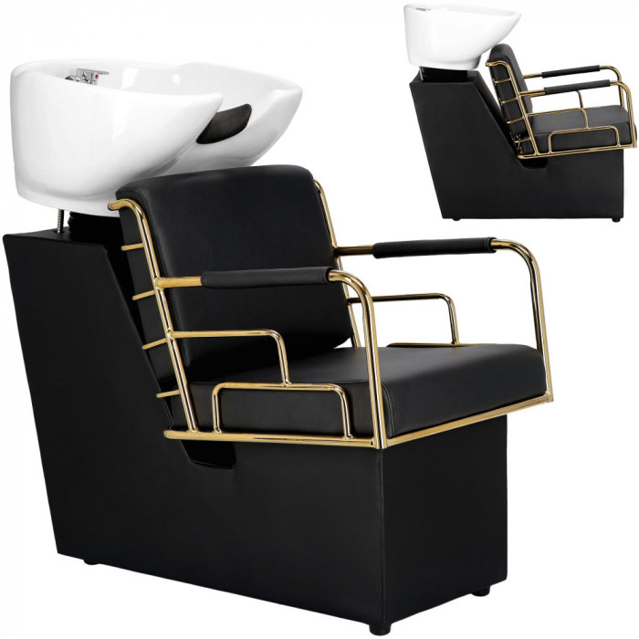 Mașină de spălat frizer Zion pentru salon de coafură Accesorii mobile ...