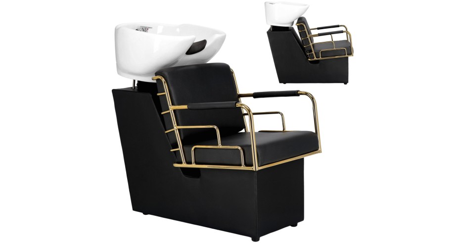 Mașină de spălat frizer Zion pentru salon de coafură Accesorii mobile ...