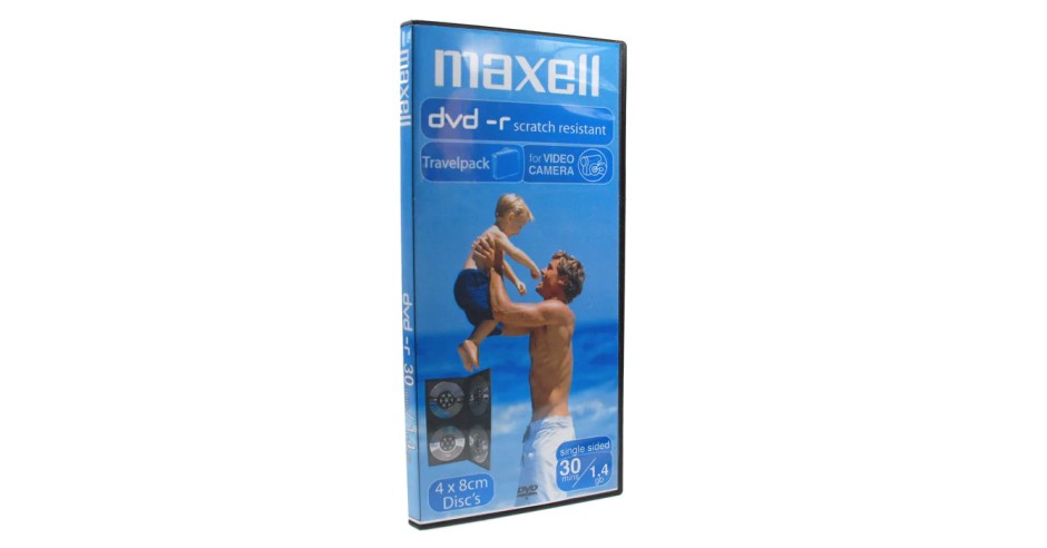 Set 4 bucati Mini DVD-R, 8 cm 1.4 GB, 30 min, Maxell | arhiva Okazii.ro