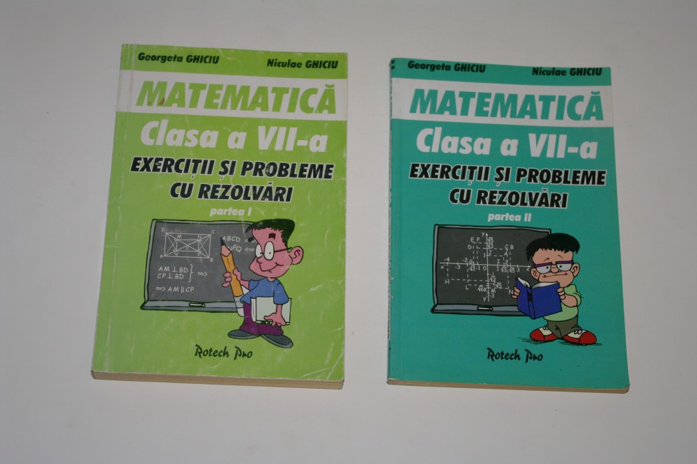 Matematica - Exercitii si probleme cu rezolvari - Clasa a VII a ...