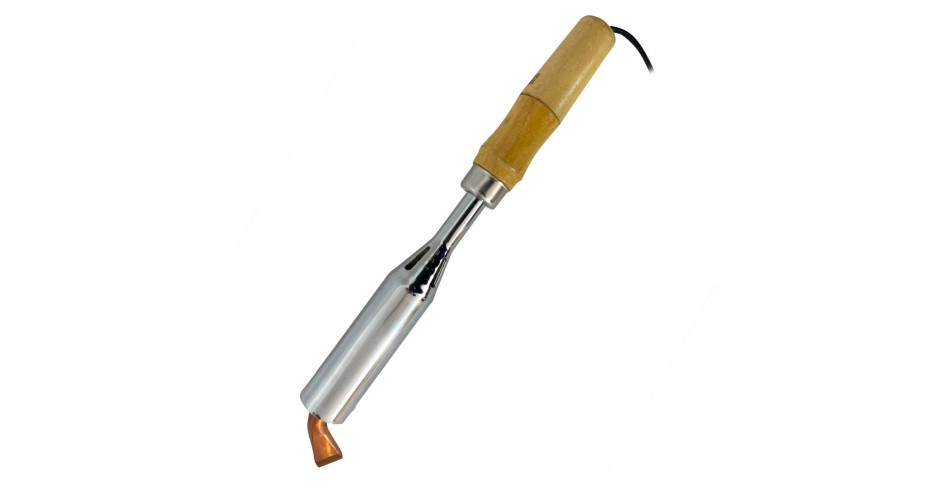 Pistol de lipit/Letcon 300W, maner lemn, varf indoit, profesional ...