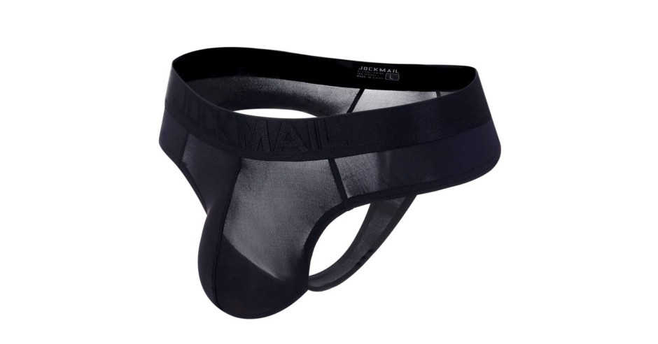 Chiloti Jockstrap Barbati JockMail Push Up Brazilieni Transparenti Sexy ...