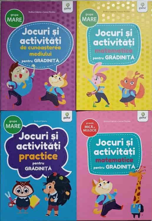 SET 4 REVISTE ACTIVITATI PENTRU GRADINITA, GRUPA MARE, MIJLOCIE: PRACTICE, DE CUNOASTEREA ...