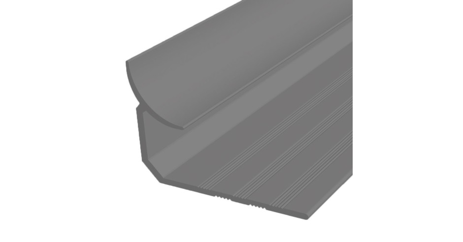 Profil pentru Colt Interior din Aluminiu, 2.5 m, Culoare Grafit, Profil ...