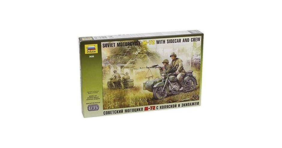 + Zvezda 3639 1/35 - M-72 Soviet Motorcycle with Sidecar + | arhiva ...