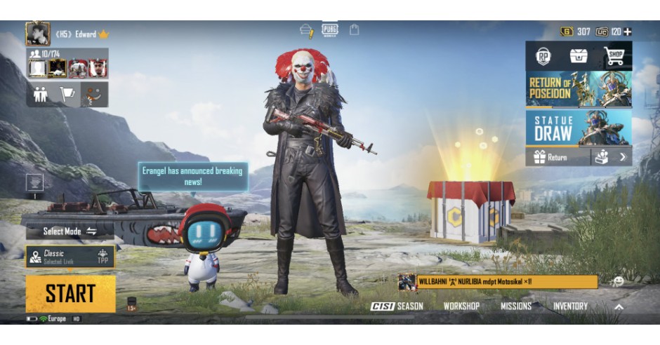 Vand cont PUBG , Lvl 75, Unique Destiny | arhiva Okazii.ro