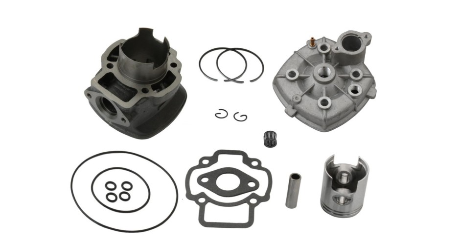 Kit Cilindru Set Motor + CHIULOASA Scuter Piaggio NRG 80cc 4 colturi ...