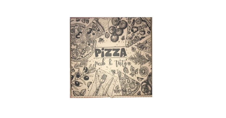 Set 100 Cutii Pizza Corolla Packaging, 32x3.5x32 cm, Fresh & Tasty ...