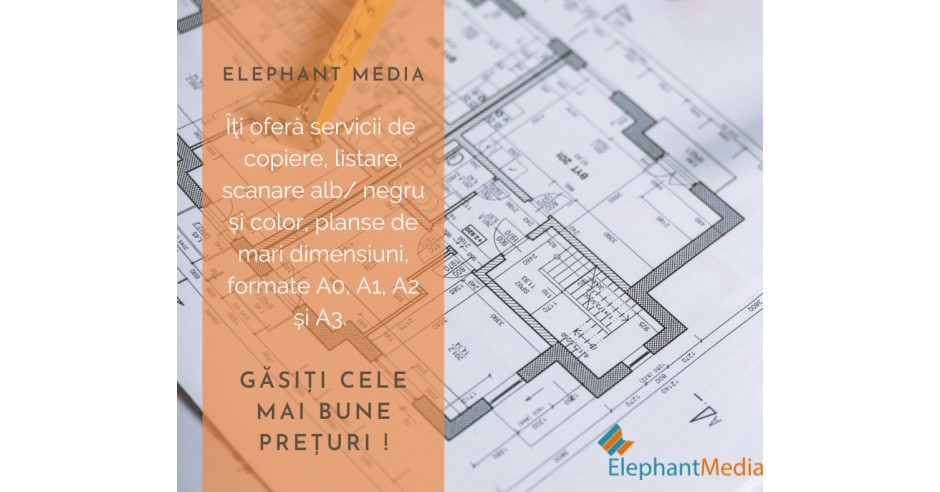 Plotare, copiere a/n si color A0, A1, A2, A3 | arhiva Okazii.ro