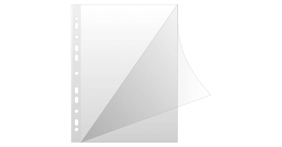 Set 50 Folii A4 cu Deschidere Laterala,Tip Cristal DONAU, 150 MIC ...