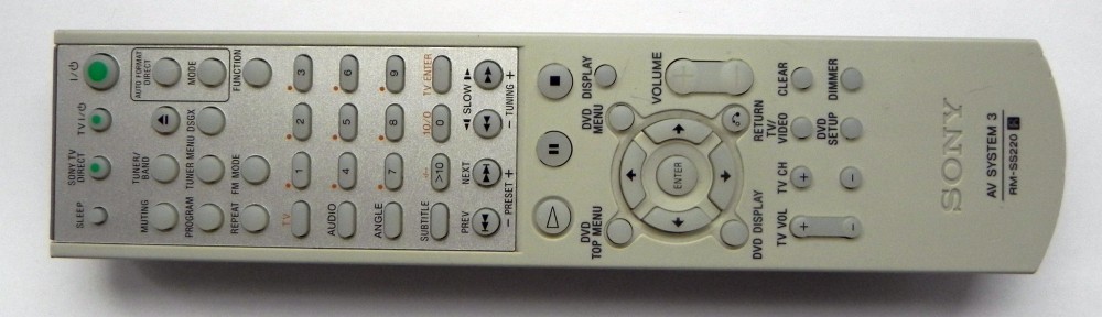 Telecomanda SONY RM-SS220 originala HCD-SB100/SB200 DAV-SB100/SB200 | arhiva Okazii.ro