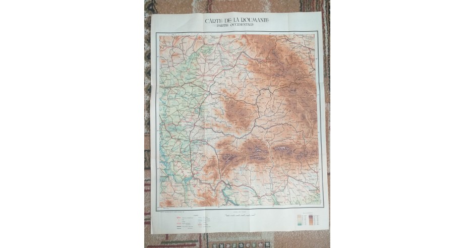 HARTA ROMANIEI, PARTEA OCCIDENTALA, 1945 | Okazii.ro