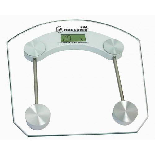 Cantar corporal Hausberg HB 6001, display LCD, indicator baterie, 150 kg | Okazii.ro