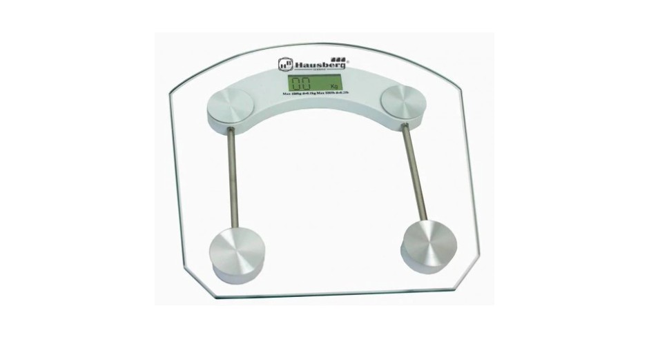 Cantar corporal Hausberg HB 6001, display LCD, indicator baterie, 150 kg | Okazii.ro